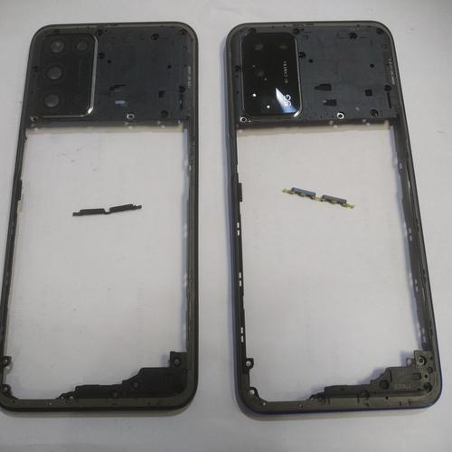 Jual Bezel frame tulang tengah oppo a55 rangka bagian samping original ...