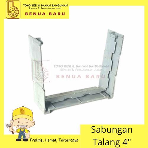 Jual Sambungan Talang Kotak 4 inch / Sok Talang 4 inch / Sok Talang Air ...