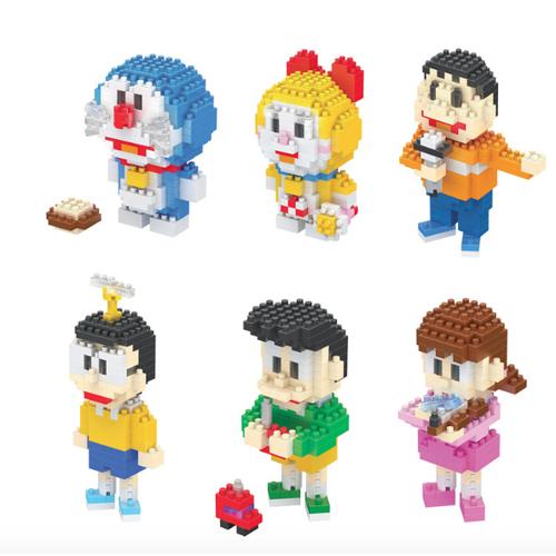 Jual Nano Bricks Doraemon Family Nobita Shizuka Suneo Dorami Mainan ...