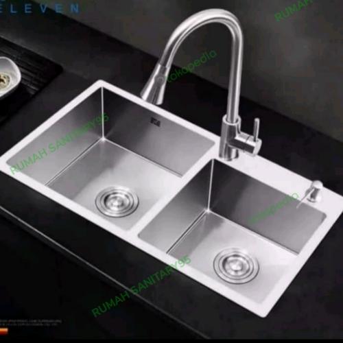 Jual Kitchen sink onan 7541 kran flexibel / Sink 7541 onan komplit set ...