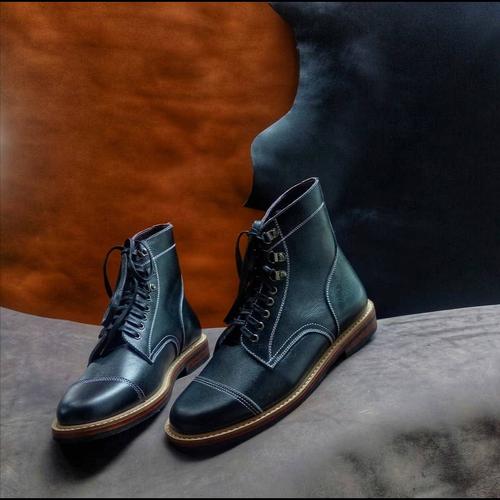 Jual Sepatu Boots Kulit Asli Pria Captoe Original Handmade Indonesia ...