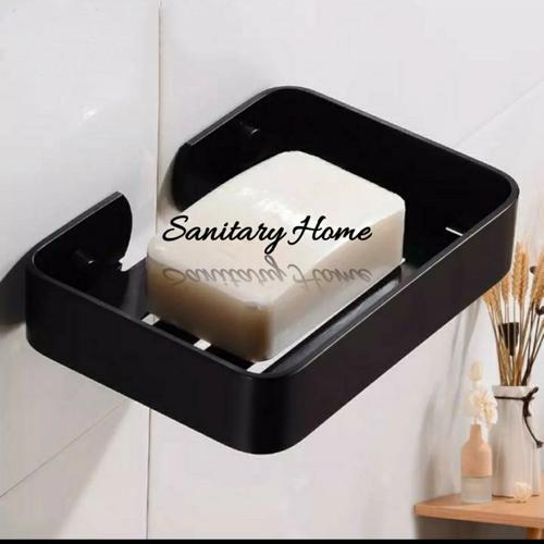 Jual Rak sabun batangan black matte stainless tebal/Rak sabun batang ...
