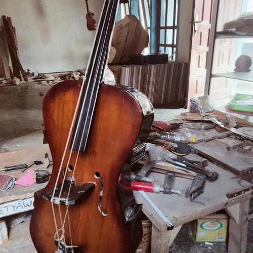 Jual cello keroncong, cello petik, cello betot, bas betot, bas kebo ...