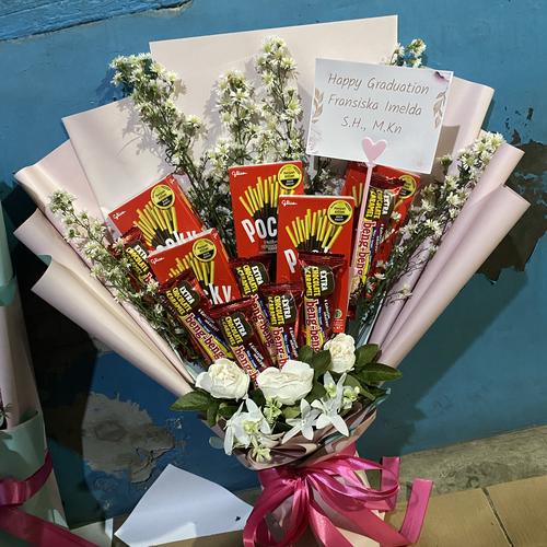 Jual Bouquet Bucket Snack Bunga Cute Wisuda Ulang Tahun - Jakarta ...