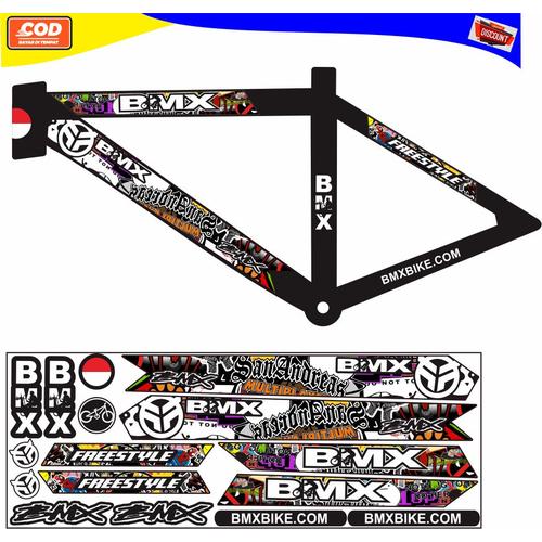 Jual STICKER VARIASI SEPEDA MTB ALL BMX BARU14 - Kab. Purwakarta ...