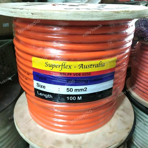 Jual KABEL LAS / WELDING CABLE 50MM SUPERFLEX FULL TEMBAGA - Jakarta ...