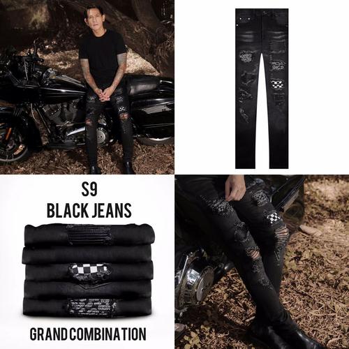 Jual Rucas S9 Grand Combination Black Jeans 100% Original - S9 Black ...