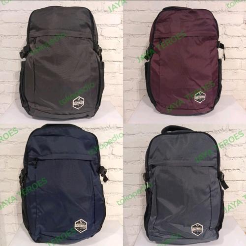 Jual Tas ransel kanvas sekolah laki perempuan SYNCASE STORK - Biru ...