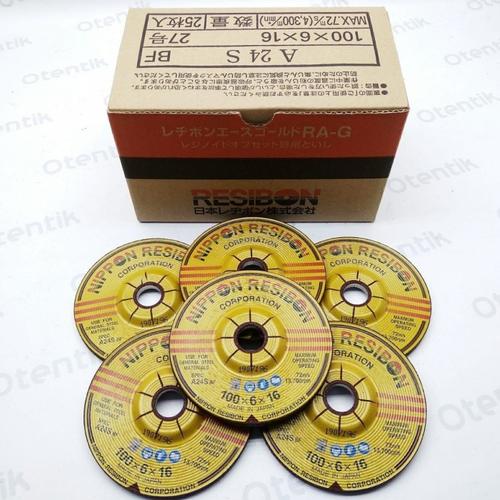 Jual NIPPON RESIBON A24S original batu gerinda 4 inch 4X6 - original ...