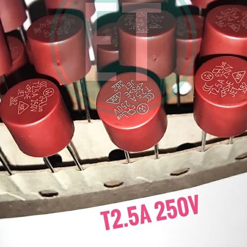 Jual Fuse T2.5A 250V Fuse Silinder T2.5A/250V - Kab. Bekasi - Eritech ...