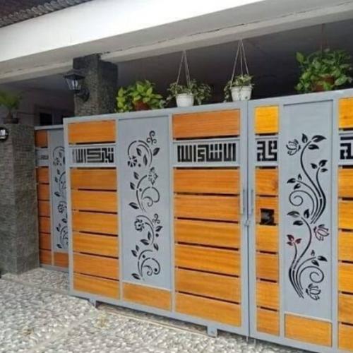 Jual pagar besi kating laser kombinasi Sera plank - Kab. Bekasi ...