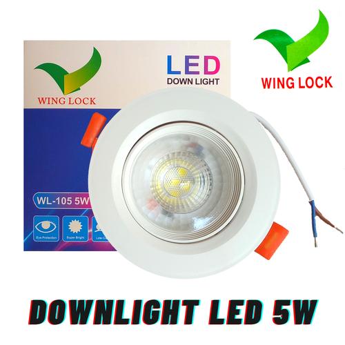 Jual Lampu LED Downlight 5W Wing Lock Spotlight 5 Watt WL-105 220V ...