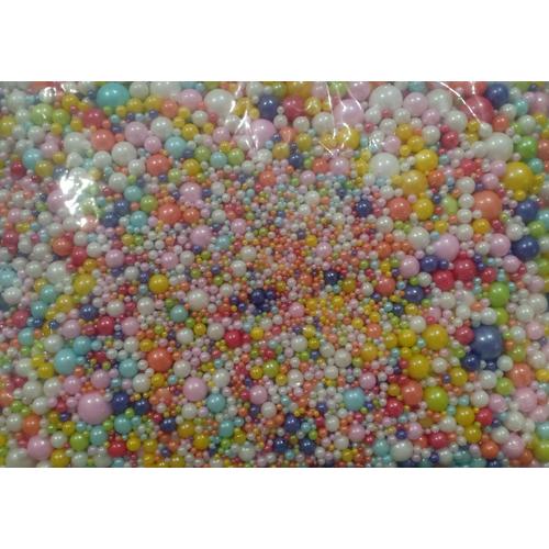Jual SPRINKLE KUE TRIMIT / SPRINKLE MUTIARA MIX SIZE warna "RAINBOW ...