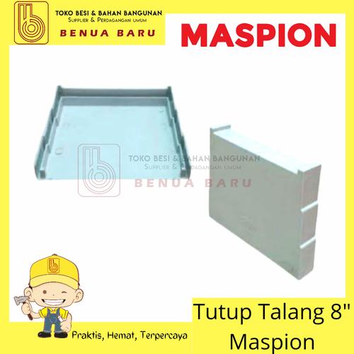 Jual Tutup Talang Air PVC Kotak 8 inch Maspion / Tutup Talang Kotak PVC ...