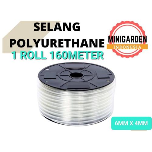 Jual SELANG PU 6MM ROLL 160 METER selang polyurethane 6 mm angin ...