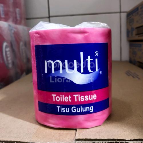 Jual Tissue toilet multi pink 1 roll/ tisu gulung wc core single rol ...