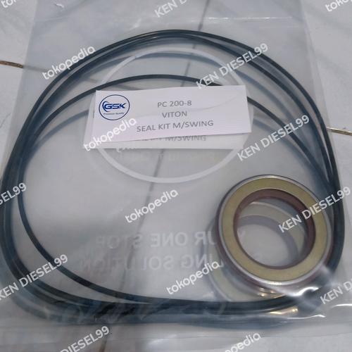 Jual SEAL KIT SWING MOTOR PC200-8 /SERVICE KIT SWING MOTOR ASLI VITON ...