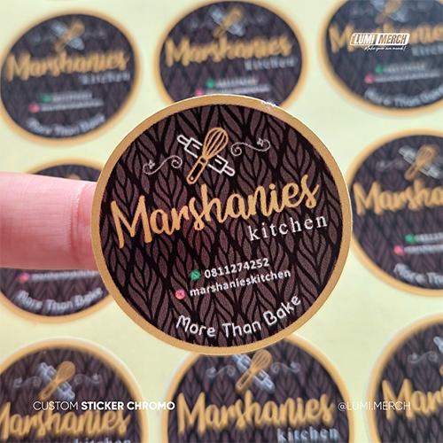 Jual Print Sticker Label Produk Cetak Stiker UMKM Chromo A3 Kiss Cut ...