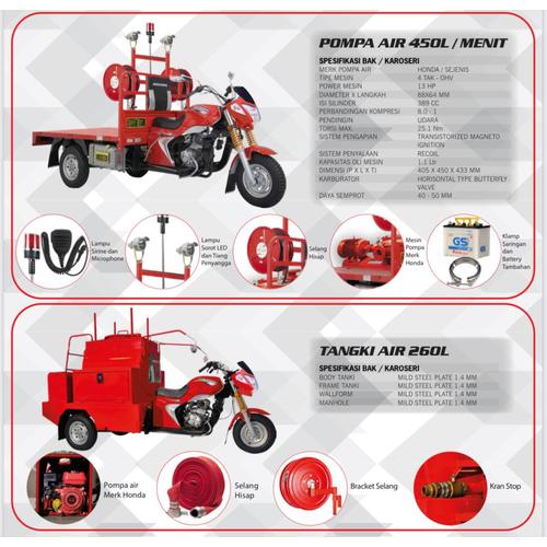 Jual Kenderaan Motor Roda 3 Pemadam kebakaran Pemukiman - Kota ...