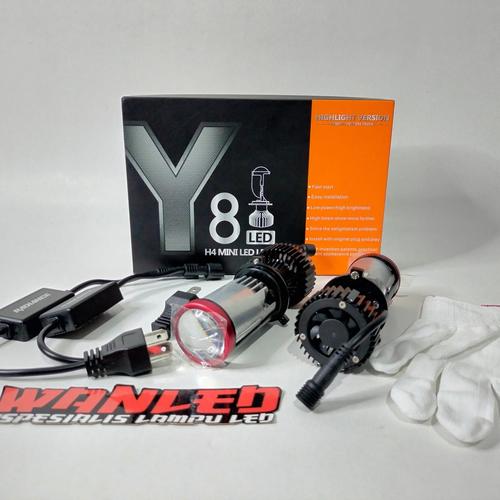 Jual LAMPU HEADLAMP LAMPU UTAMA Y8 SHOCKET H4 MINI PROJECTOR VAN TURBO ...