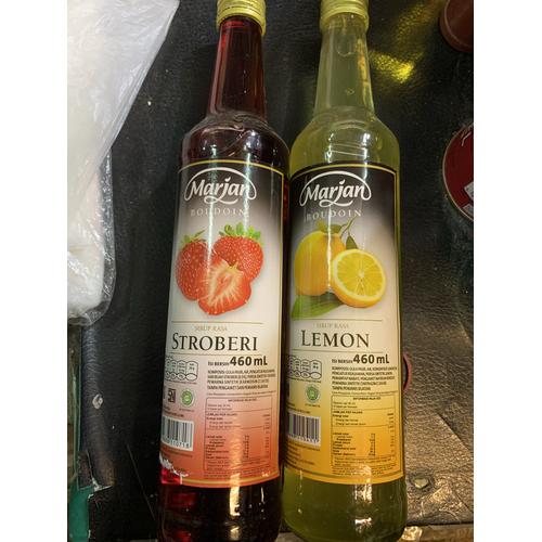Jual sirup marjan boudoin melon-lemon-stw-vanilla-cocopandan-leci ...
