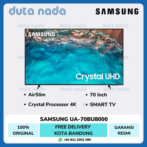 Jual SAMSUNG CRYSTAL UHD 4K SMART TV 70 INCH 70BU8000 / UA-70BU8000 ...