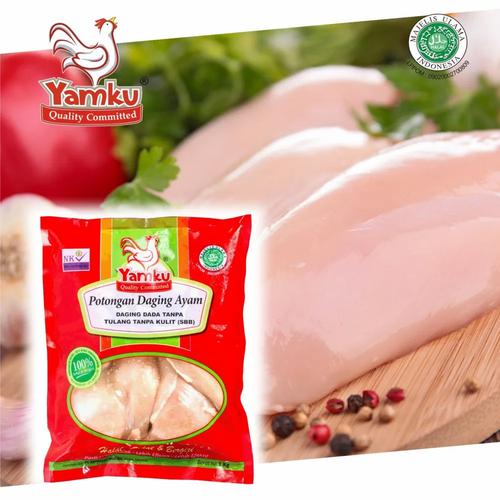 Jual Yamku Fillet Ayam Bagian Dada Tanpa Kulit dan Tanpa Tulang (SBB ...