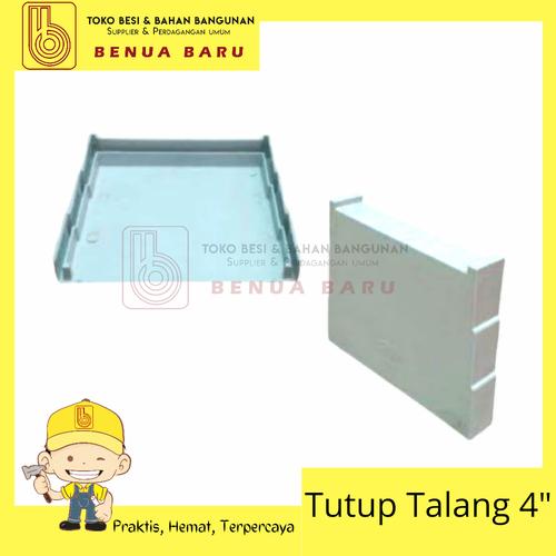 Jual Tutup Talang Air PVC Kotak 4 inch / Tutup Talang Kotak PVC 4 inch ...