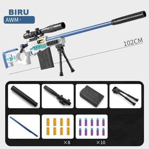 Jual BONUS LASER SENTER - MAINAN PISTOL M24 TEMBAK NERF PELURU BUSA ...