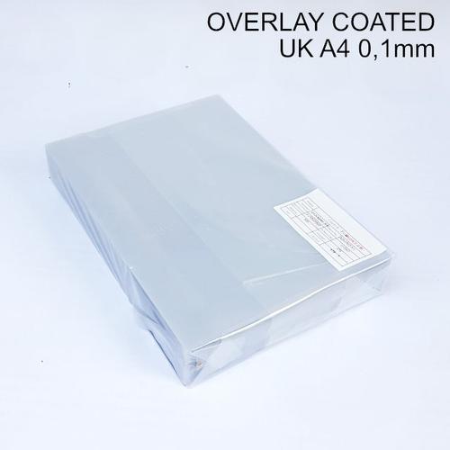 Jual bahan id card overlay coated laminasi ukuran A3 dan A4 - A4 0,1mm ...