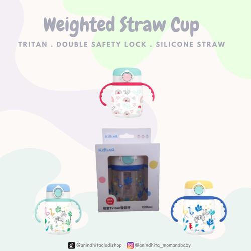 Jual KAYANA Baby Tritan Weigted Straw Cup Botol Minum Sedotan Bayi ...