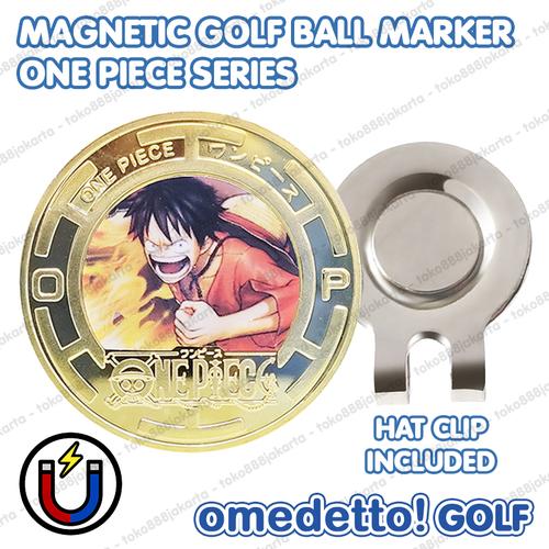 Jual ONE PIECE MAGNETIC GOLF BALL MARKER WITH MAGNET HAT CLIP OMEDETTO ...