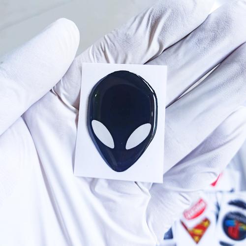 Jual Sticker timbul logo Alienware kecil emblem motor mobil sticker ...