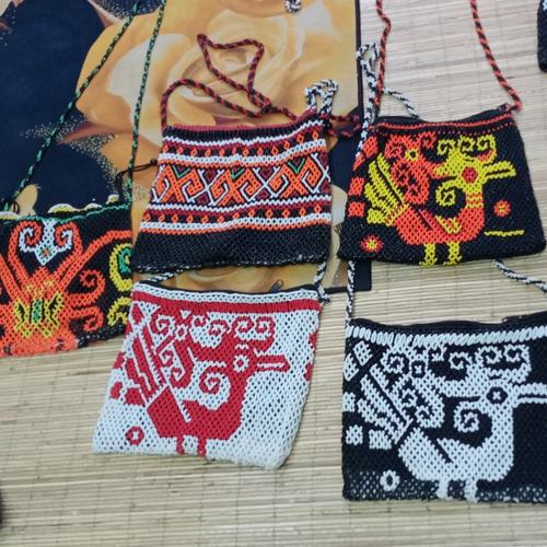 Jual tas manik manik model lemas tali slempang khas Kalimantan Borneo ...