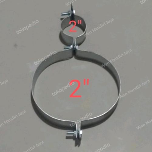 Jual klem pipa double 2" x 2" inch plat galvanis - Jakarta Pusat - Wan ...