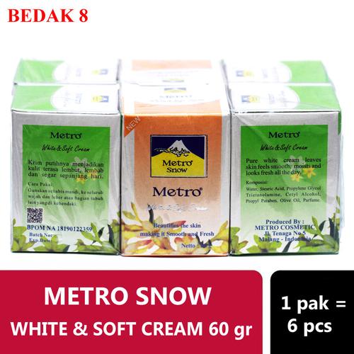 Jual Metro Snow White & Soft Cream 60 gr 1pak isi 6 pcs - Kota Malang ...