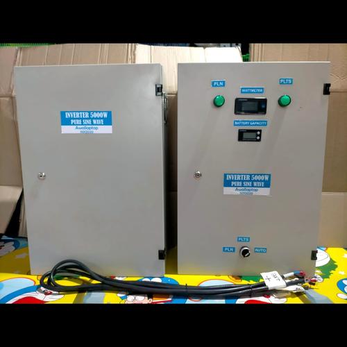 Jual box panel PLTS Ultimate MPPT 120A inverter 5000W PSW with ATS ...
