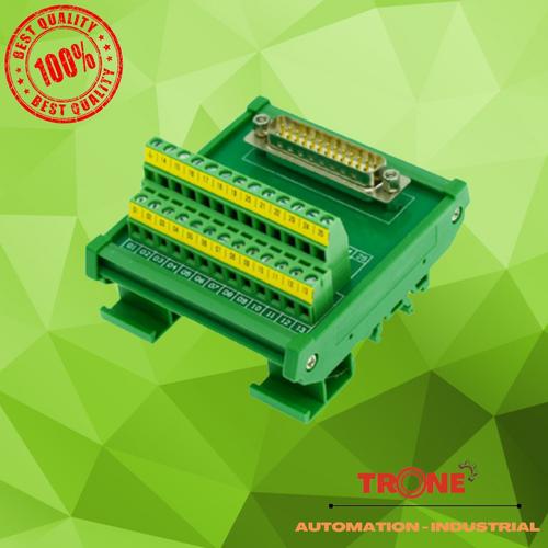 Jual DB25 Male Terminal Board Block 25 Screw DIN Rail replace READY ...