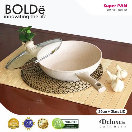 Jual BOLDe Wok 26 cm + glass lid Series beige - Kota Balikpapan - Bolde ...