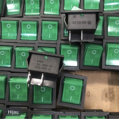 Jual Saklar 4pin on off lampu besar power switch rocker switch biasa ...