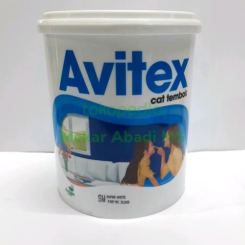 Jual Cat Avitex 1kg Putih | Cat Tembok Avitex 1 kg Super White SW ...