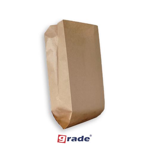 Jual Kantong Kertas GRADE Paper Bag Roti Kue Foodgrade - Coklat Polos ...