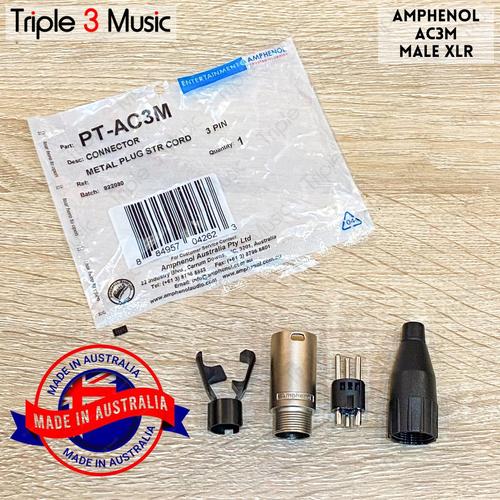 Jual Amphenol AC3M Original Jack audio XLR Male - Kota Bandung - triple3music | Tokopedia