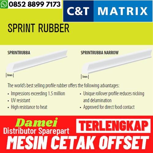 Jual C&T Matrix SPRINTRUBBA S725-8 Sprint Rubber Mesin Die Cut - Kota ...
