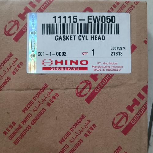 Jual Packing Head Gasket Cylinder Hino Dutro Genuine Asli 11115-EW050 ...