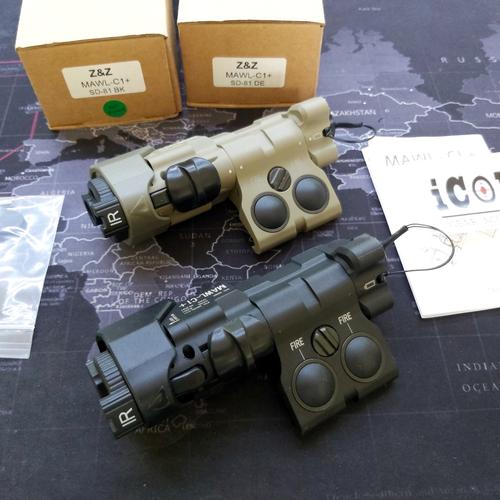 Jual MAWL C1+ tactical aiming device Full fitur senter green laser IR - Jakarta Utara ...