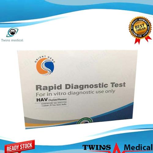 Jual Alat Tes HAV Cassette Orient Gene Isi 25 Test | Hepatitis A Test ...