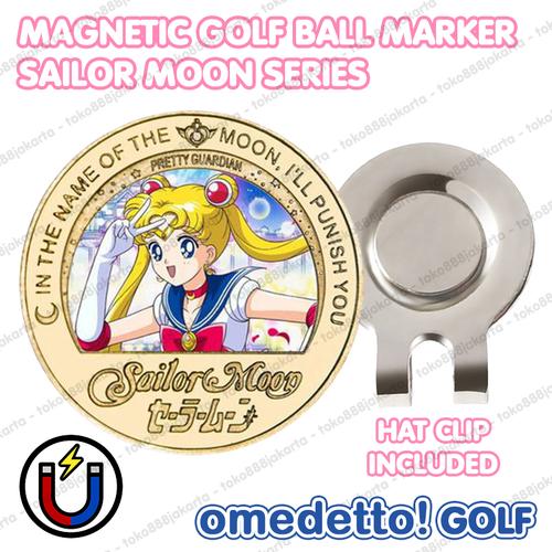 Jual SAILOR MOON MAGNETIC GOLF BALL MARKER WITH MAGNET HAT CLIP ...