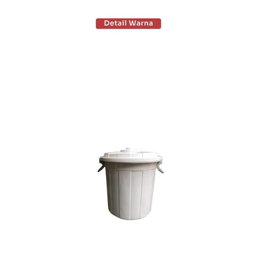 Jual Ember Plastik dengan Tutup - Kapasitas 8 Galon atau 30 Liter - ABU ...