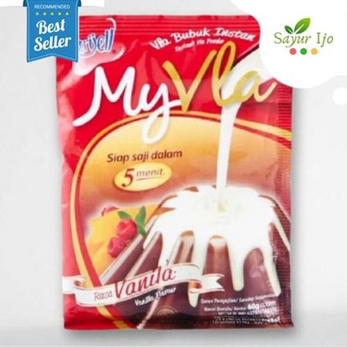 Promo NUTRIJELL Vla Pudding Vanilla 63 Gram Bubuk Saus Vanila Puding ...